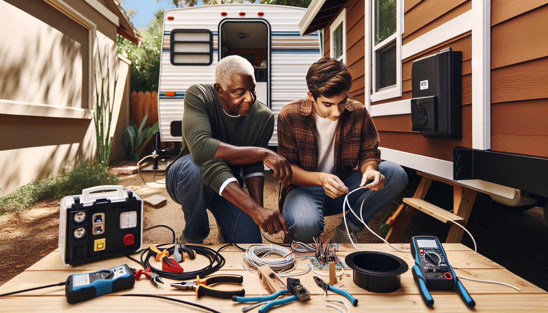 How To Wire A Home-Built Trailer For RV Park Power: Easy Fix ...