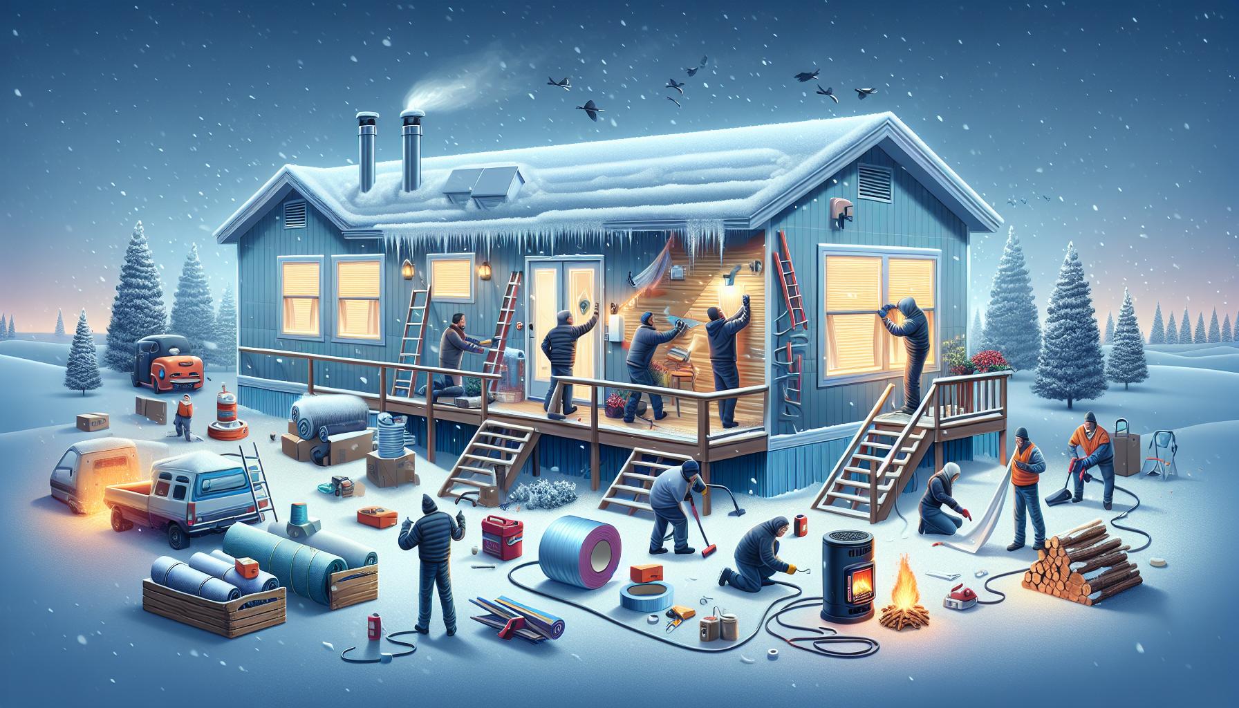 How To Winterize A Mobile Home: Essential Cold Weather Protection ...